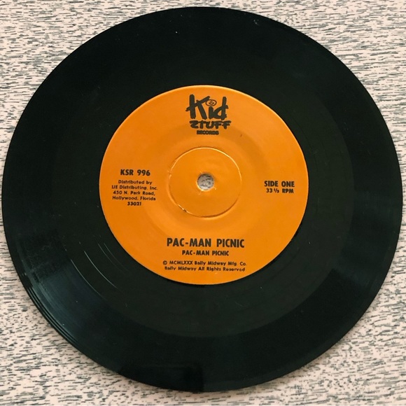Vintage | Media | 8s Kid Stuff Pacman Picnic Record Kids Album 80s Pac ...